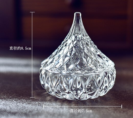 Irregular glass jar caviar dish conical glass cup ... – Vicedeal