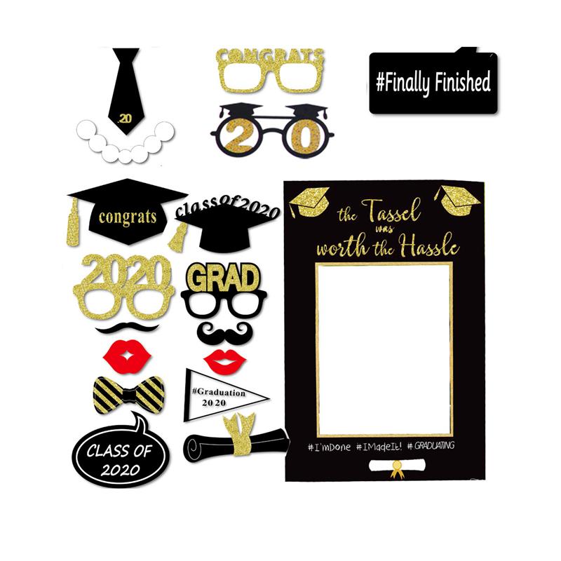 18pcs Graduation Photo Props Paper Photo Frame Sty... – Grandado