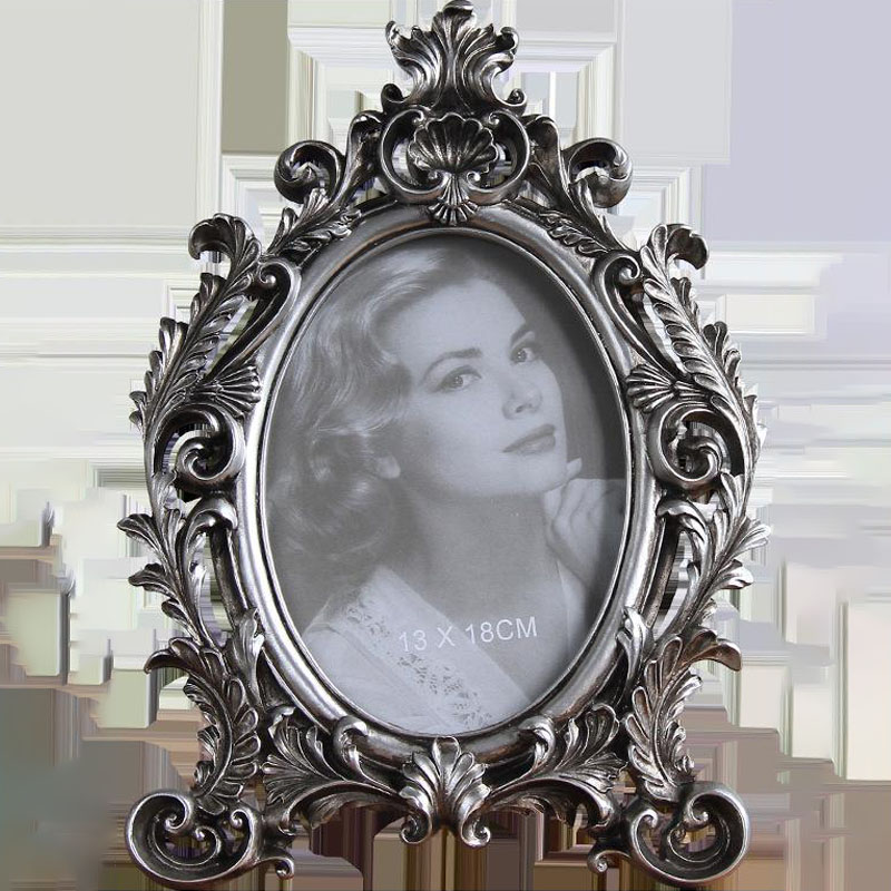 Retro Elliptical Photo Frame 6/7/8 Inch Resin Desk... – Vicedeal