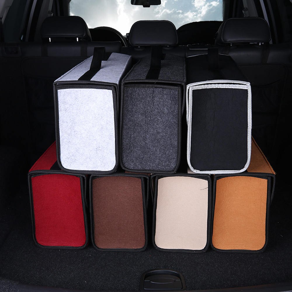 Kofferbak Organizer Vilt Doek Opvouwbare Auto SUV ... – Grandado