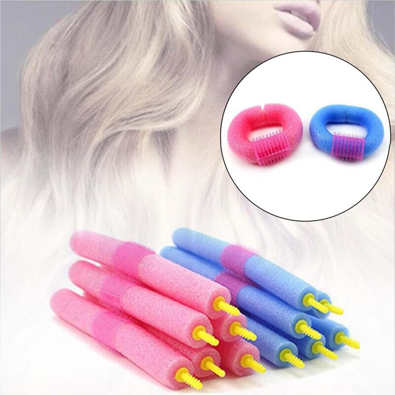 OSHIONER 12 Pcs Magic No Heat Hair Curlers Soft Fo... – Grandado