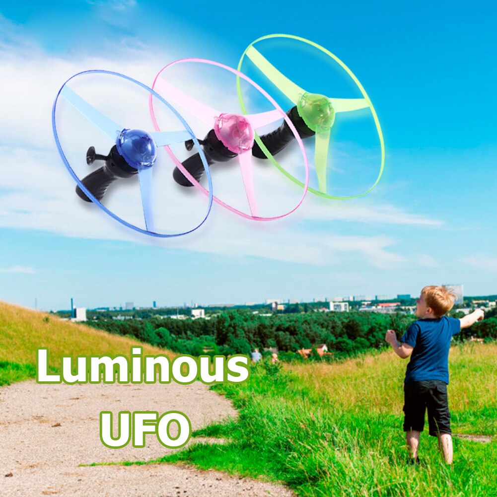 Kids Pull Line Saucer Toys LED Lighting Parent-chi... – Grandado