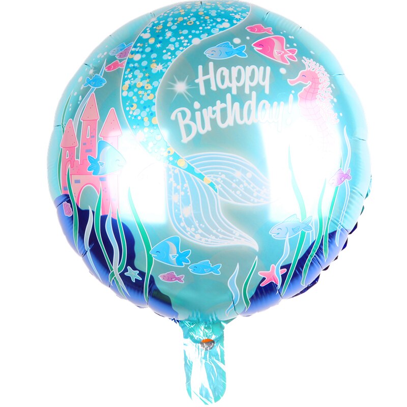 18inch Mermaid marine animals balloons theme party... – Vicedeal