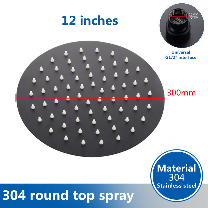 CCC 10 and 12 inch shower head stainless steel sho... – Grandado