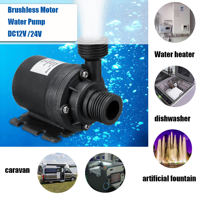 DC 12V 24V 5M 800L/H Portable Mini Brushless Motor... – Grandado