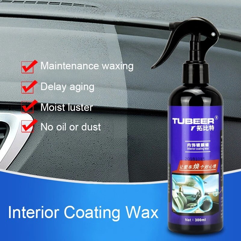 300ml Car Plastic Refresher Upholstery Care Auto I... – Grandado