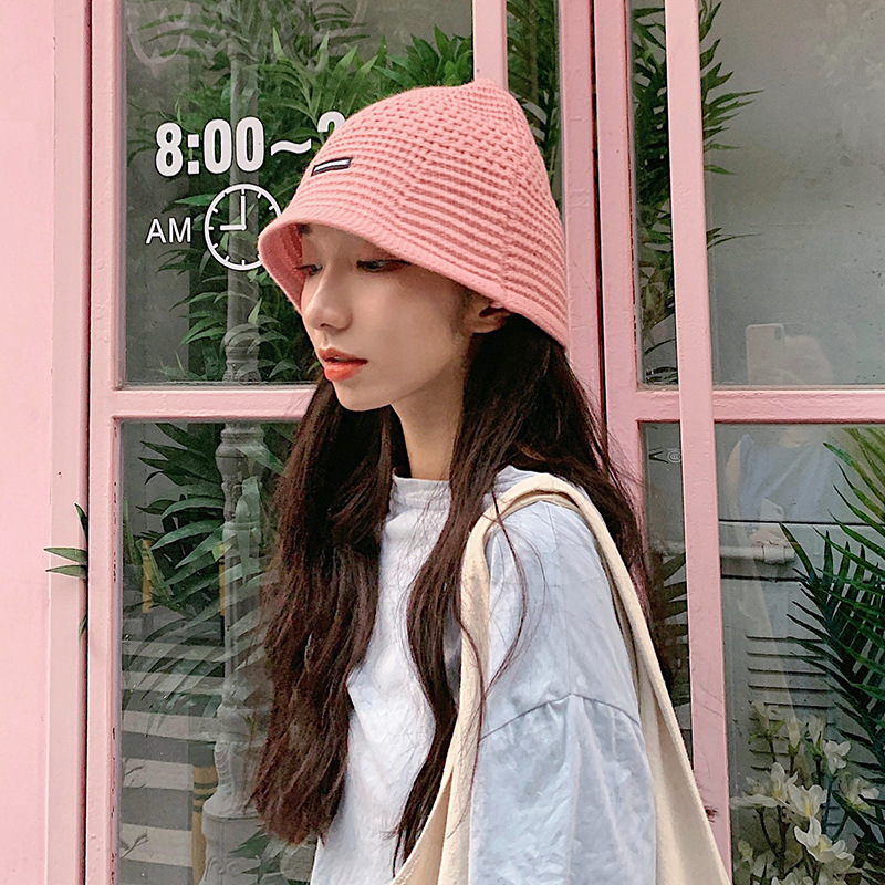 Autumn Winter Korea Knitted Bucket Hat for Woman B... – Vicedeal