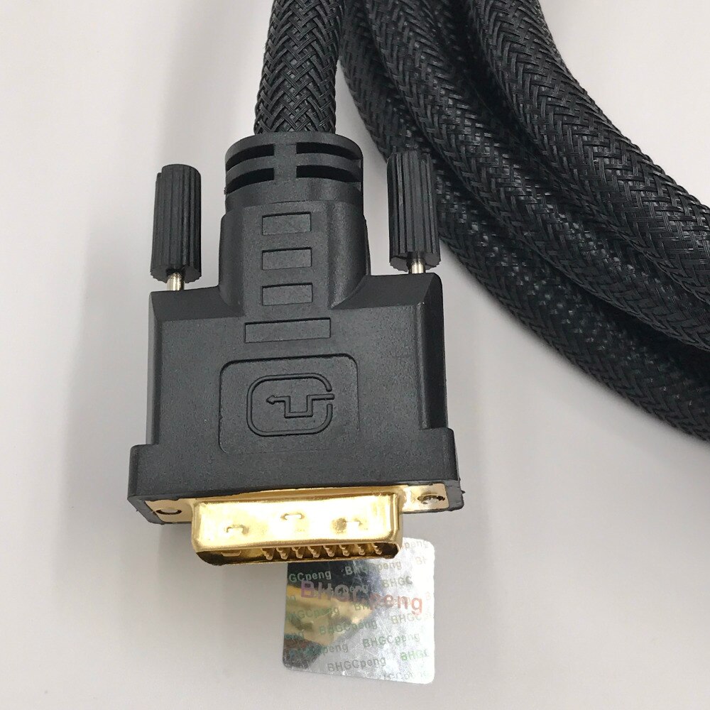 Dual Link 24+1 DVI to DVI Cable Gold Plated Male-M... – Grandado