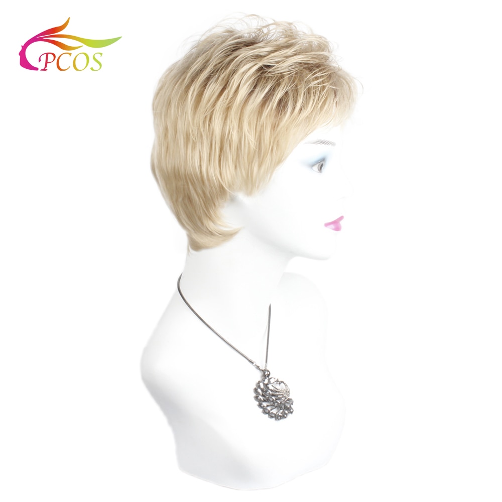 Short Synthetic Dark roots for Women Hair Natural ... – Grandado