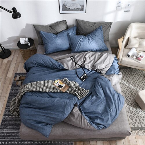 AB side-ensemble de literie simple et solide | , l... – Grandado