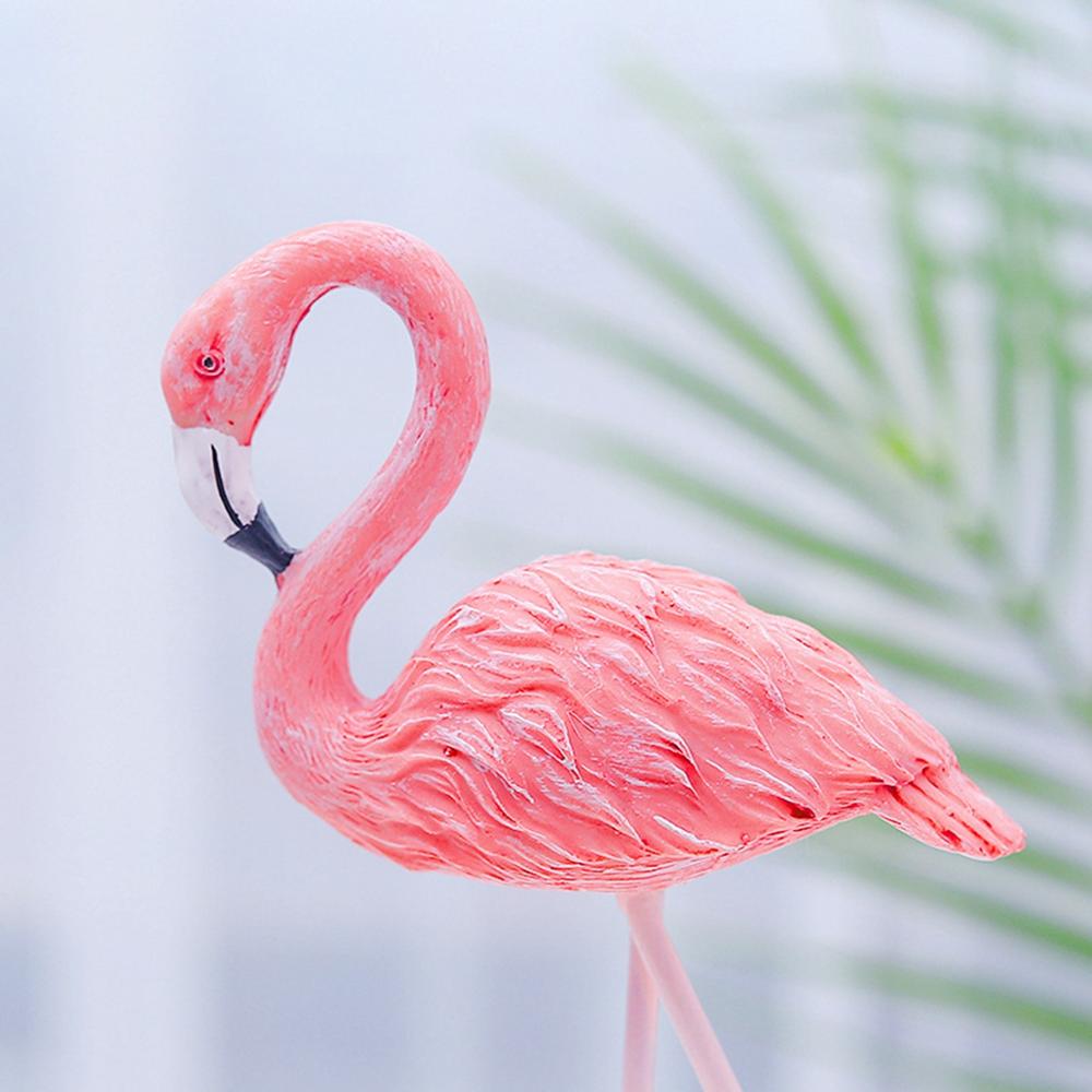 Pink Flamingo Table Car Ornaments Tropical Party S... – Grandado
