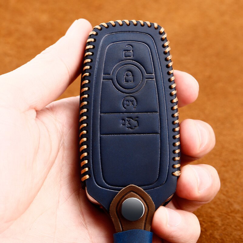 Leather Car Key Case Full Covers for Ford Fusion M... – Vicedeal