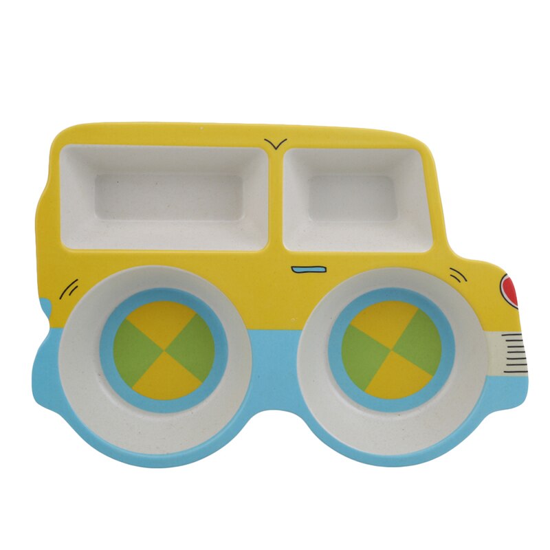 Baby Cute Tableware Car Compartment Natural Bamboo... – Vicedeal