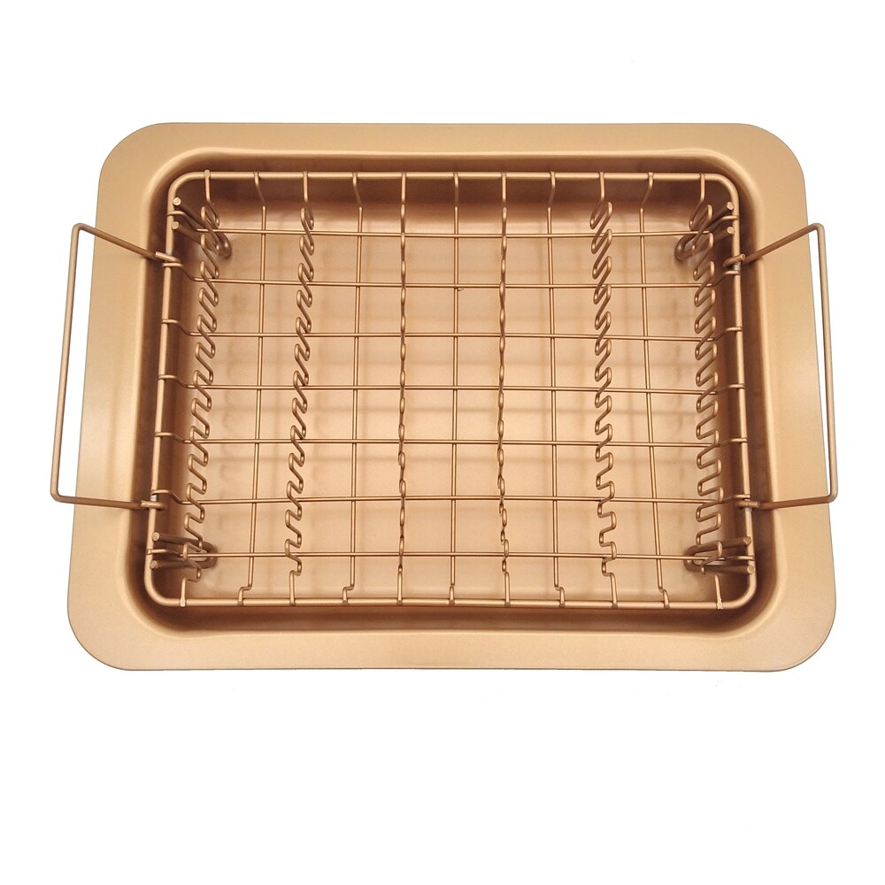 Sweettreats 2Pcs/Set Copper Non-Stick Bacon Rack A... – Grandado