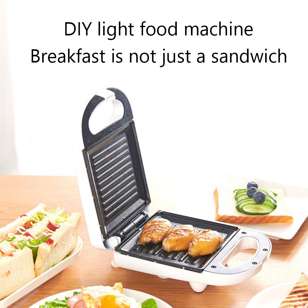 Elektrisk mini sandwich maker grill panini non-sti... – Grandado