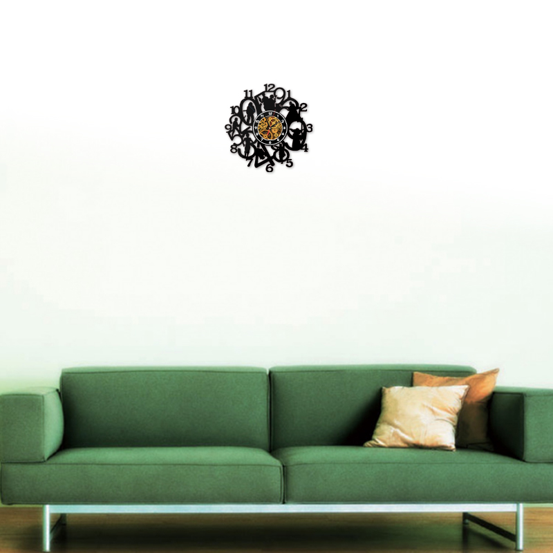 real quartz wall clocks acrylic watch europe still... – Grandado