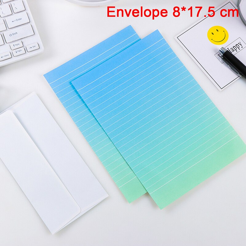 Graduated Color Letter 4 PCS Writing Lined Paper a... – Grandado