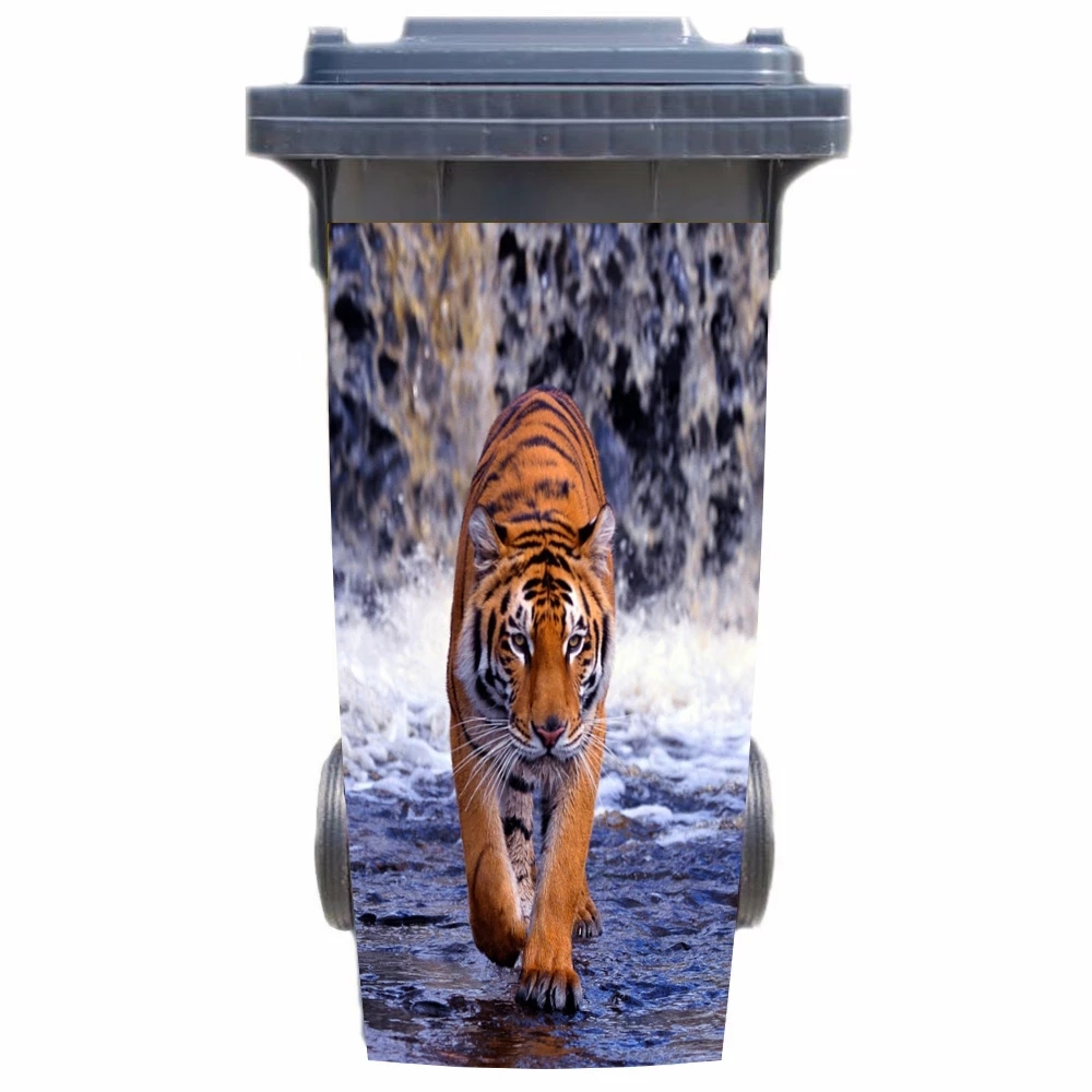 DIY tiger come from waterfall Adhesive Removable W... – Grandado