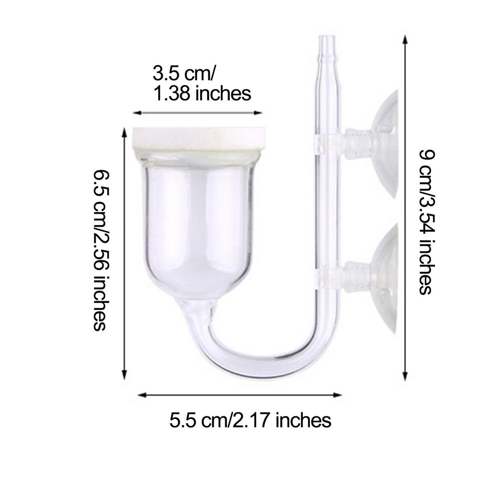 Glas oxygen refiner akvarium co2 diffuser luftste... – Grandado