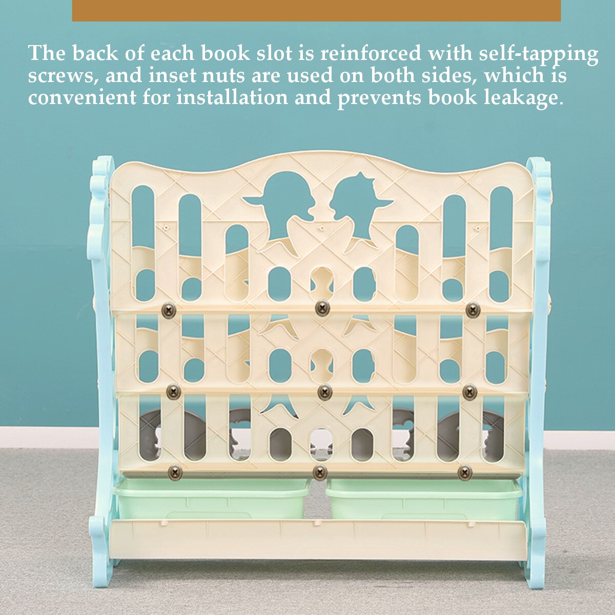 Bookshelf Storage Shelve for books Children Book R... – Grandado