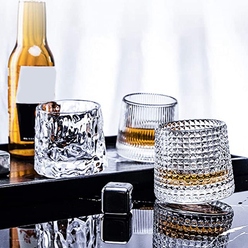 Rotatable Old-Fashioned Glass Glass Suitable for D... – Grandado