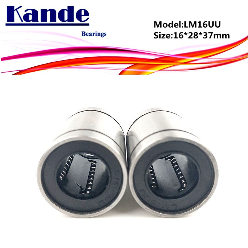 LM16UU 1 Pc LM16 Linear Bearing 16X28X37 Mm LM16 U... – Vicedeal