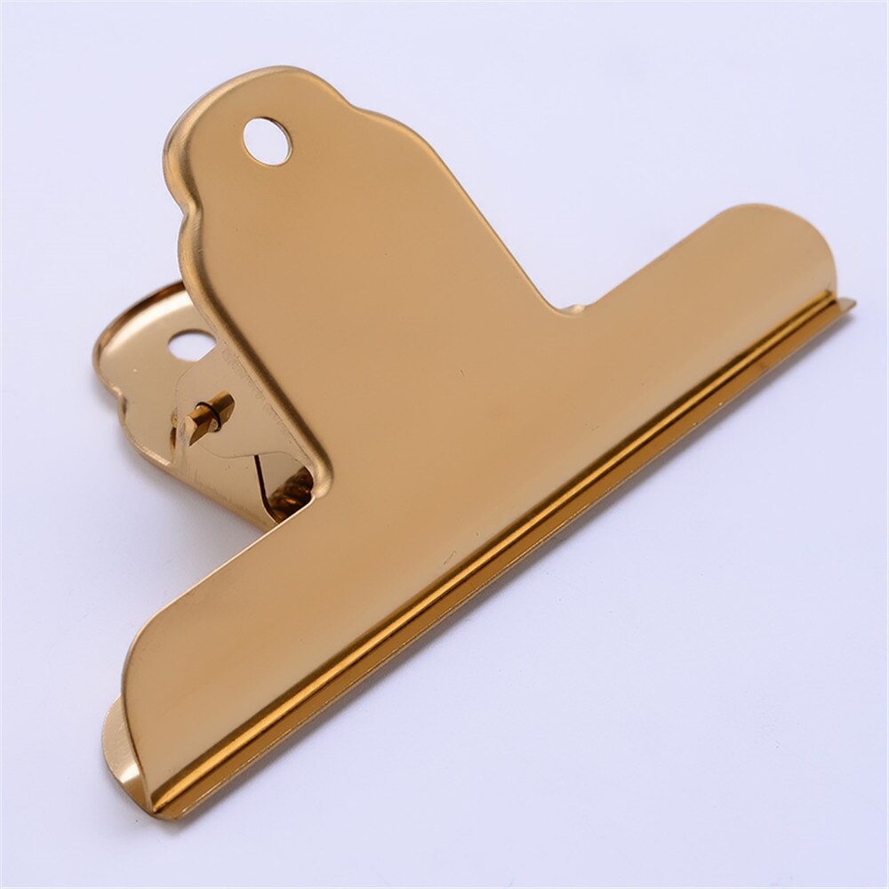 1PC Large Gold Rose Gold Metal Clip File Paper Doc... – Vicedeal