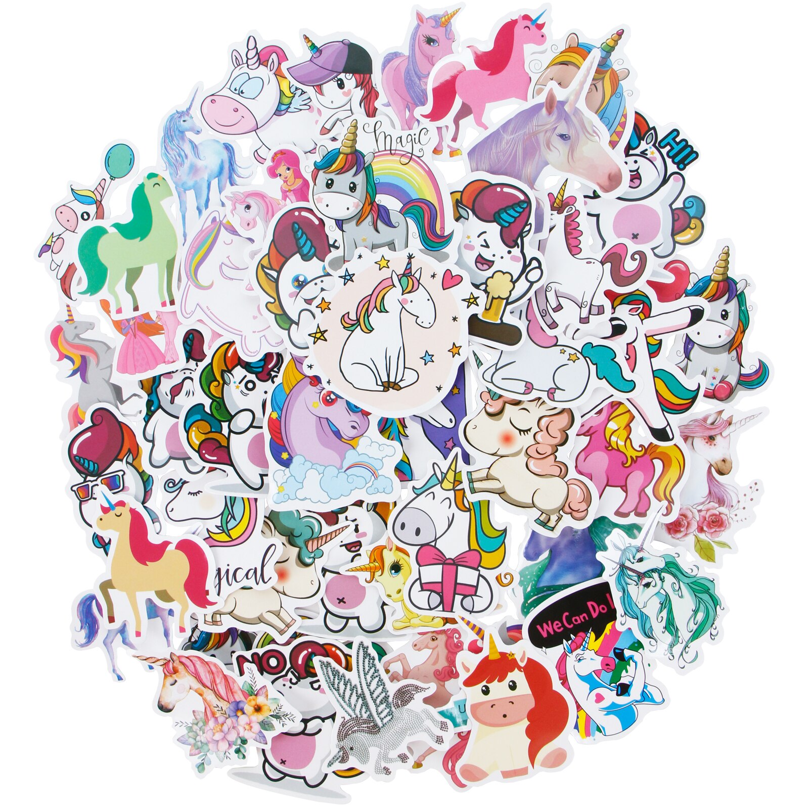 50/100 Pcs JDM Cartoon VSCO Girls Cute Stickers fo... – Grandado