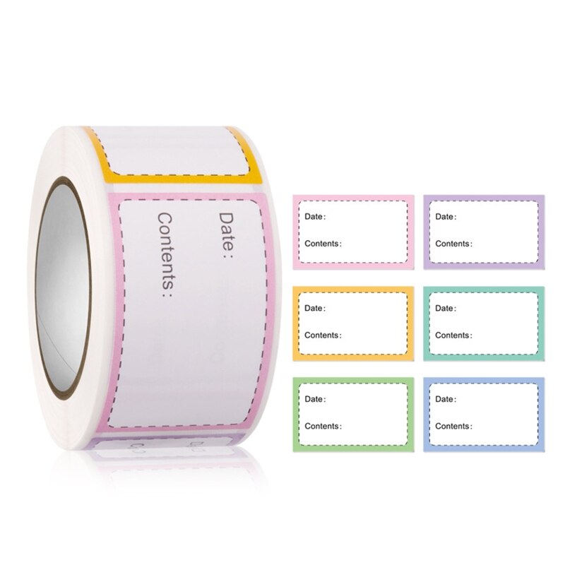 Veilig Voedsel Datum Stickers Roll/250 Pcs Inhoud ... – Grandado