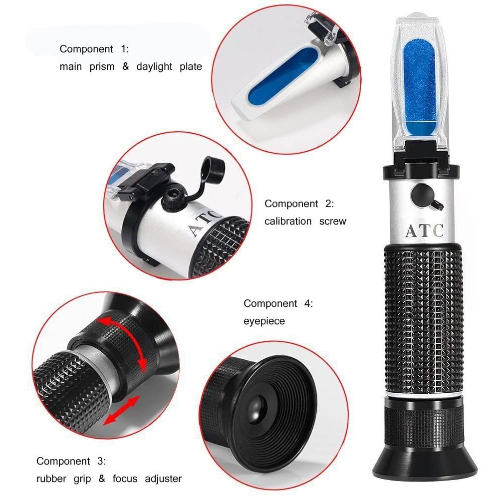 Portable Brix Refractometer For Homebrew Beer Wort... – Vicedeal
