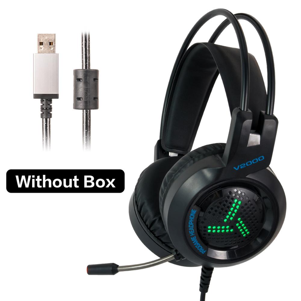 Pc gaming headset 7.1 gamer surroundljud bas stere... – Vicedeal