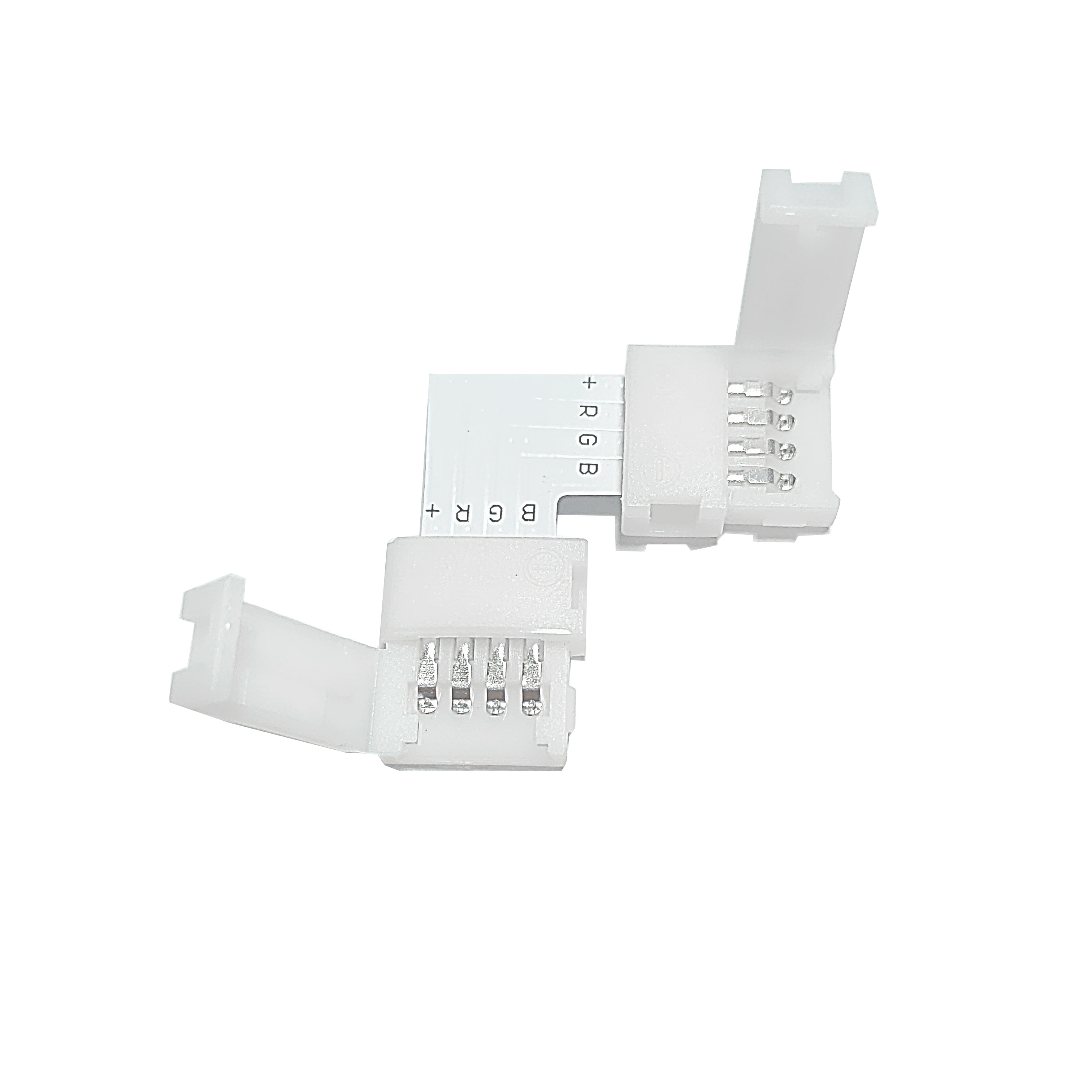 Led Connector L Shape 10Mm 4Pin Rgb Single Color 5... – Grandado