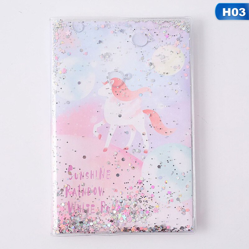 Beautiful Starry Sky Unicorn Notebook Sequin Stude... – Grandado