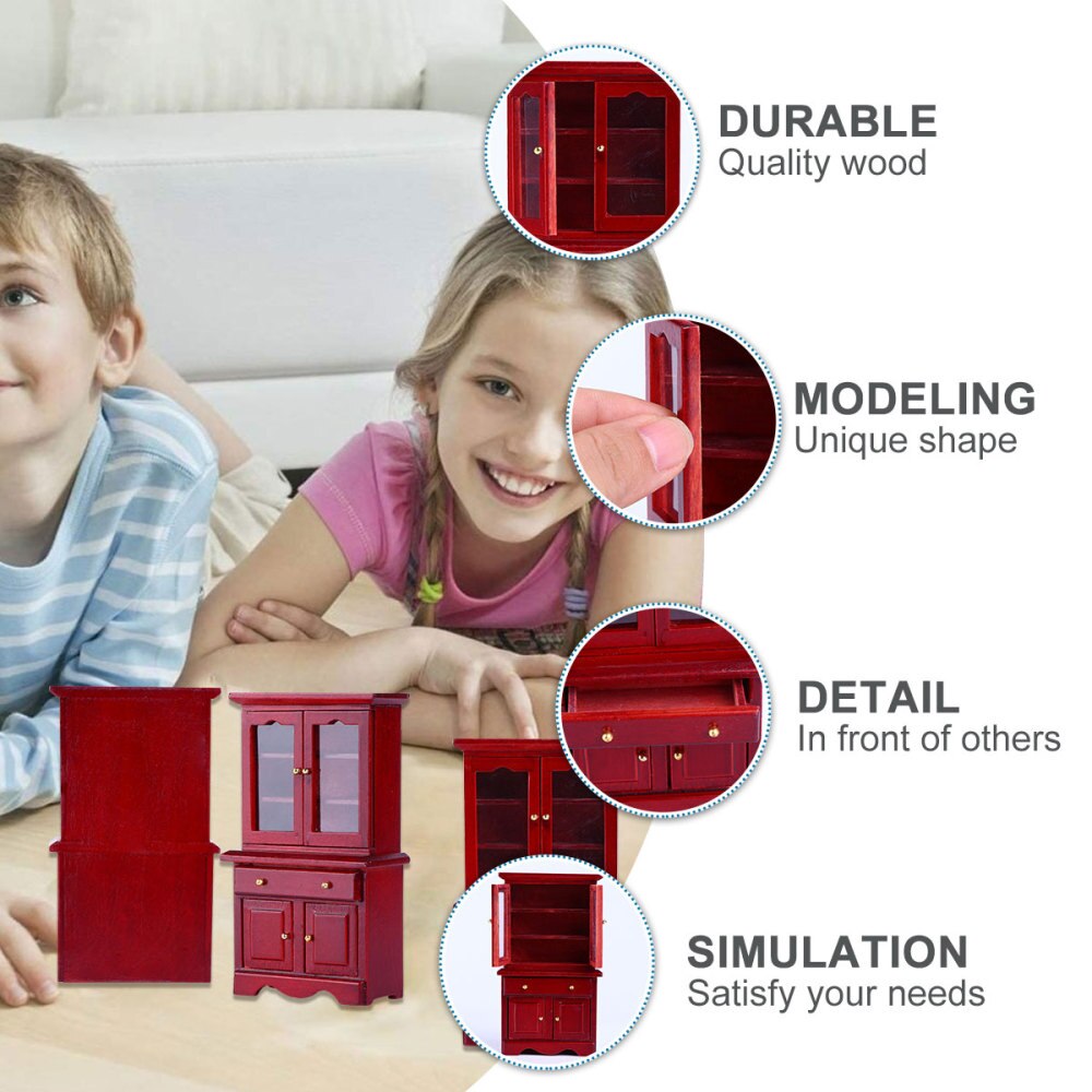 1pc DIY Model Closet Mini Wood Closet Toy Mini Hou... – Grandado