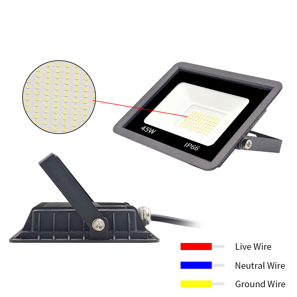 Led-strålkastare smd 2835- färgad stabilisator ac... – Grandado
