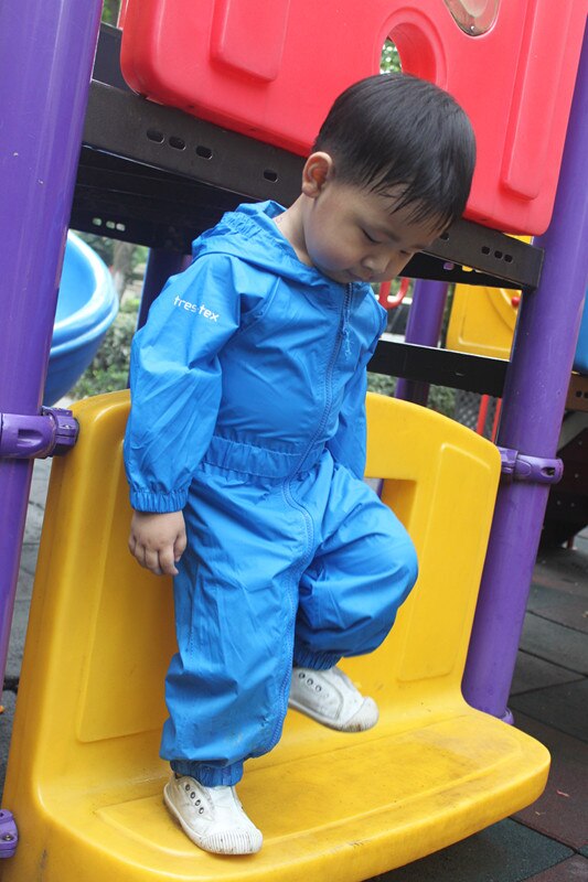 Kids Een Stuk Baby Regenjas Waterdicht Ademend Cap... – Grandado