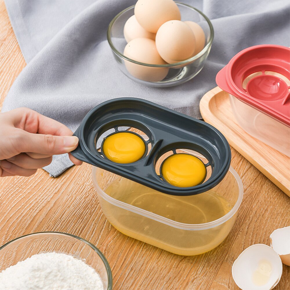 Kitchen Egg Divider Tools Double Egg White Separat... – Vicedeal