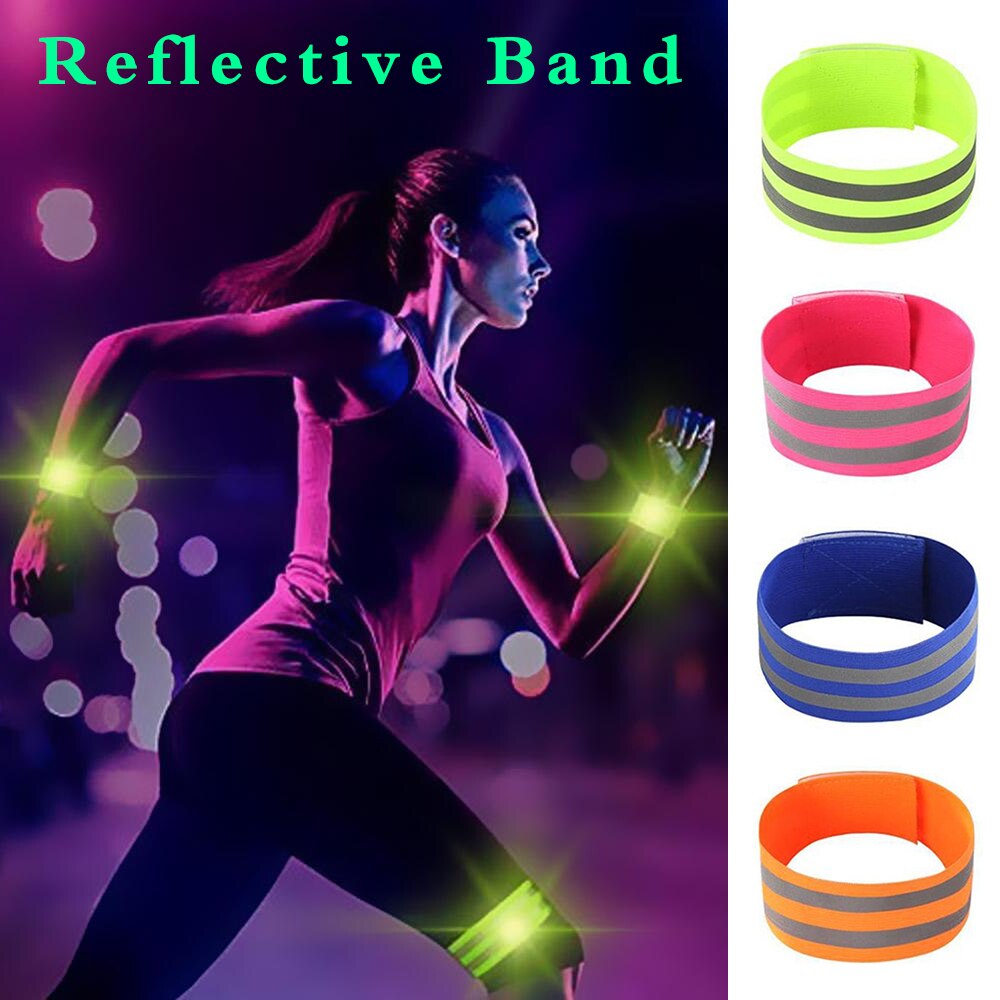 Reflective Bands Elasticated Armband Wristband Ank... – Vicedeal