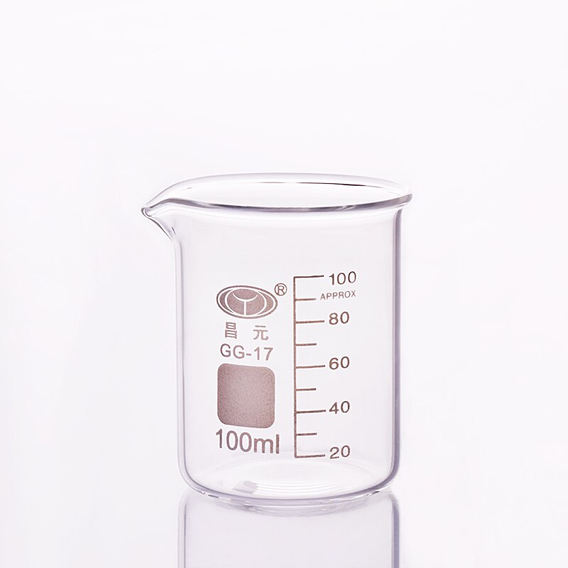 Beaker in low form,Capacity 100ml,Outer diameter=5... – Grandado