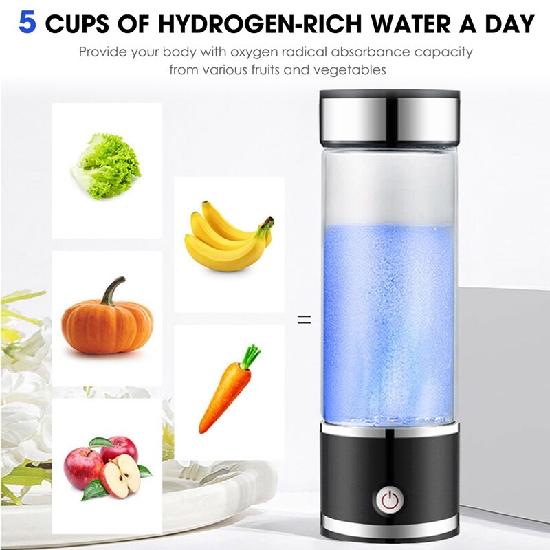 350ML Hydrogen Rich Water Generator Ionization Gen... – Grandado