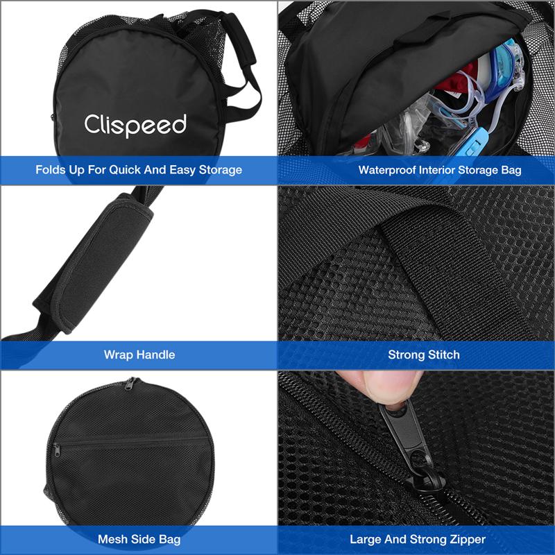 Clispeed 1PC Mesh Duffle Bag Lightweight Portable ... – Vicedeal
