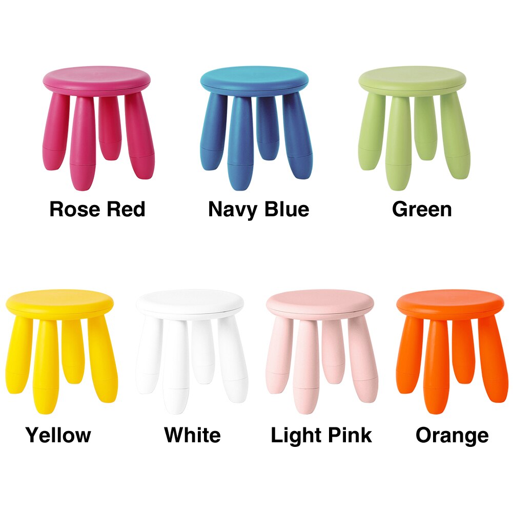 Detachable Children Stool PP Learning Round Seat M... – Grandado
