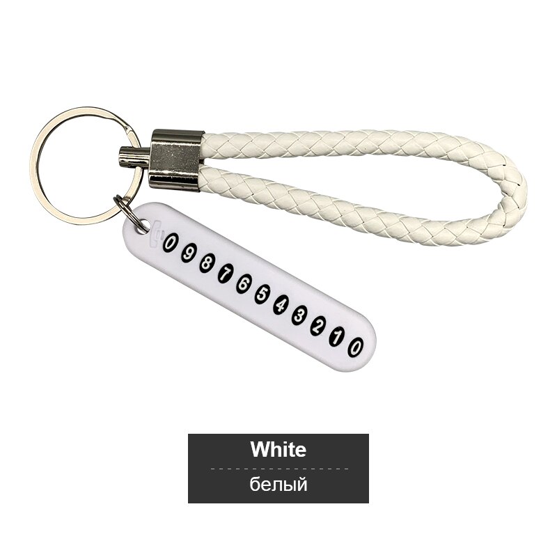 Car Key Chain With Tel Number Set Hidden Car Phone... – Grandado