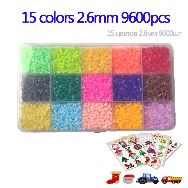 30000pcs 2.6mm Hama Beads Perler Mini Hama Fuse Be... – Grandado
