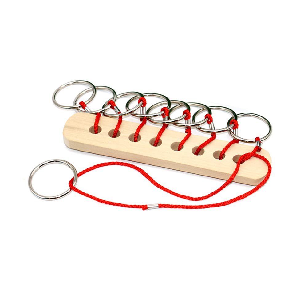 String Touw Ring Puzzels Houten Intelligentie Brai... – Vicedeal