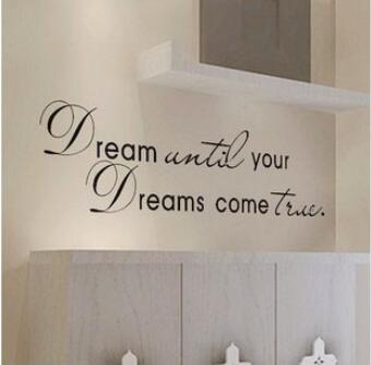 Dream Wall Stickers Decals For kids rooms Wall Quo... – Vicedeal