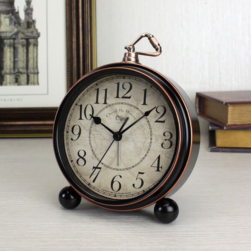 Retro Digital Alarm Clock Metal Children Bedside A... – Grandado