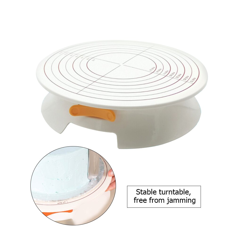 Snap Buckle Fixable Cake Turntable Stand Light Sta... – Grandado