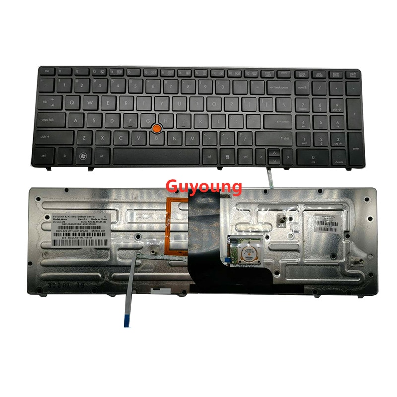Laptop Us Keyboard Voor Hp Probook 8560W 8570W Bac... – Grandado