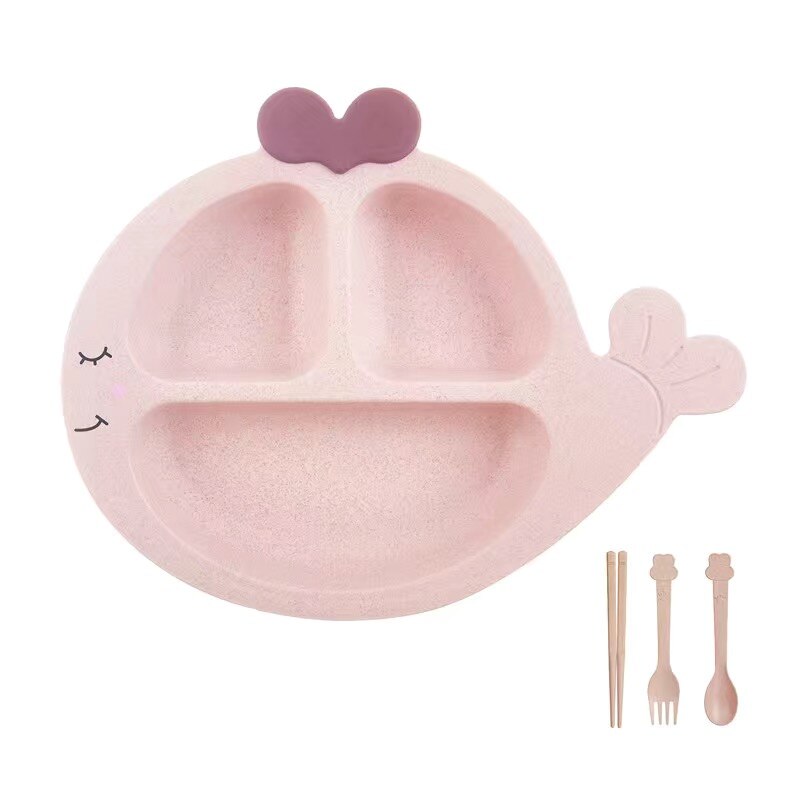 Children's Tableware Plates For Food Kids Feeding ... – Grandado